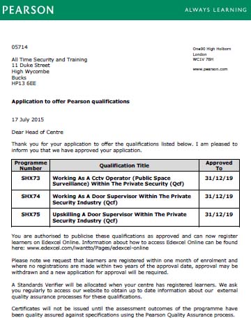 Our Standards | SIA Approved Contractor | Badge Qualified Security